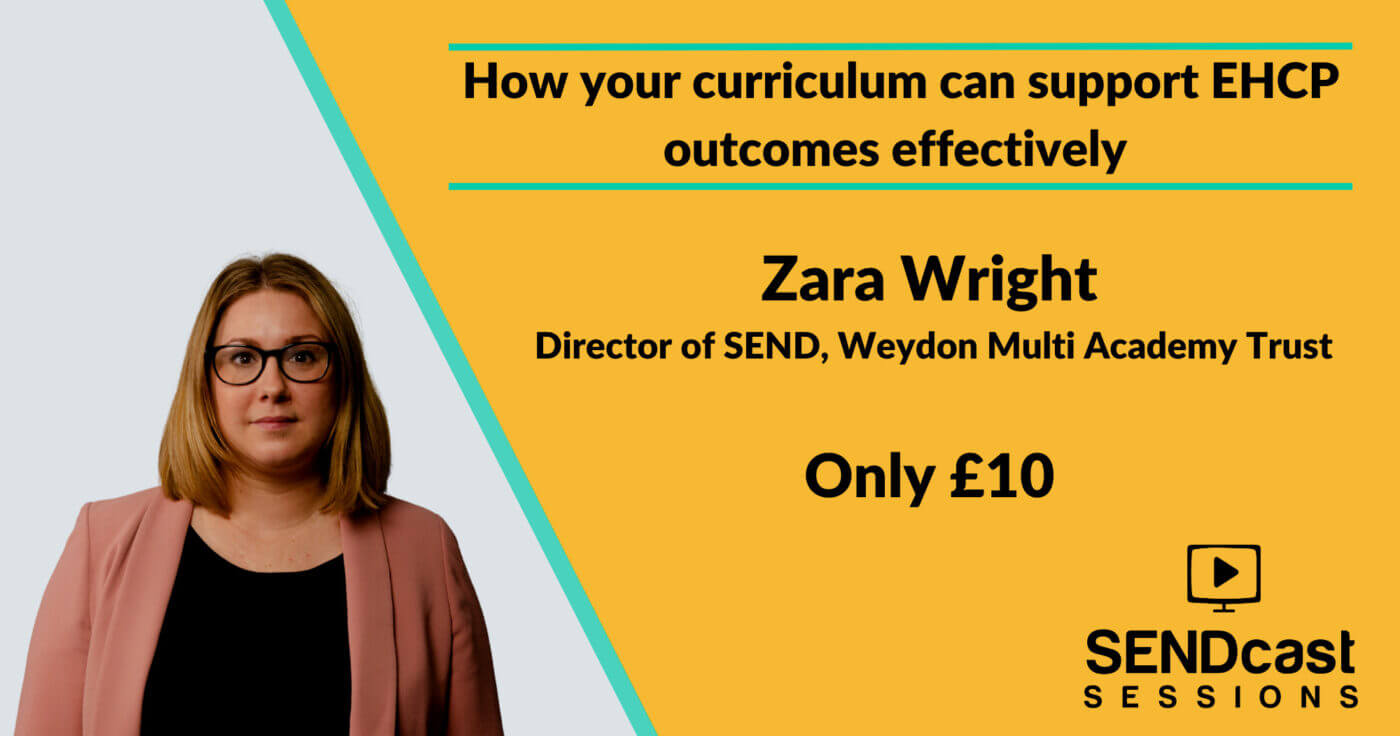 Supporting EHCP outcomes with your curriculum - online training